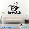 Beeotch Vinyl Car Window Decal Sticker