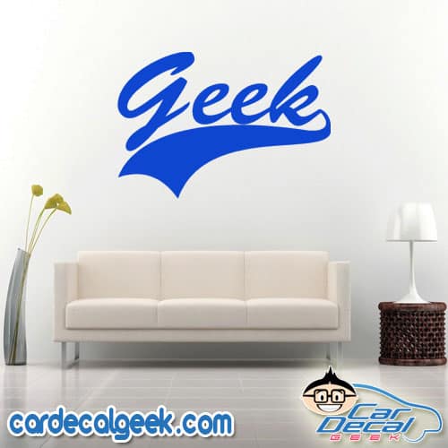 Geek Athletic Car Window Decal Sticker