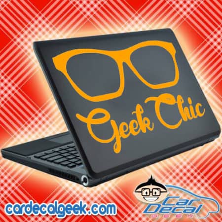 Geek Chic Car Window Vinyl Decal Sticker | Geek Decals