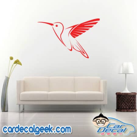 Hummingbird Car Decal Graphic | Window Stickers