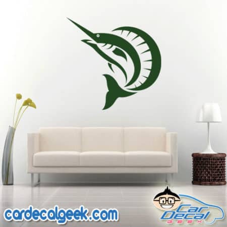Sailfish Car Window Vinyl Decal Graphic Sticker