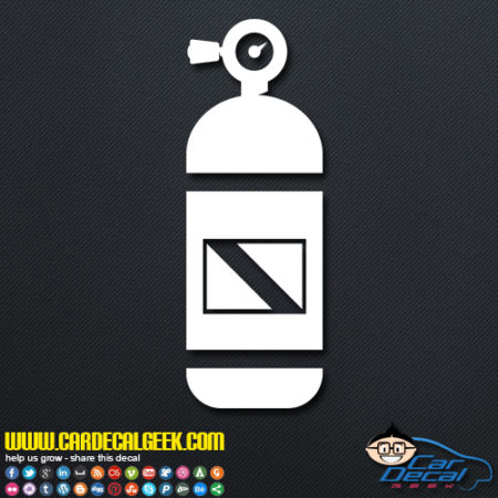 Scuba Tank Car Window Laptop Wall Decal Sticker