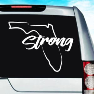 Florida Strong Vinyl Car & Truck Window Decal Sticker