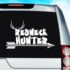 Redneck Hunter Bowhunting Arrow Vinyl Car Truck Window Decal Sticker