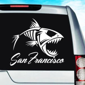 San Francisco Vinyl Car Window Decals & Stickers